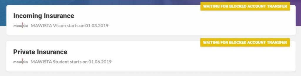 Mawista 德國私保 線上申請流程 (Fintiba Plus方案) | 德國簽證保險證明提供