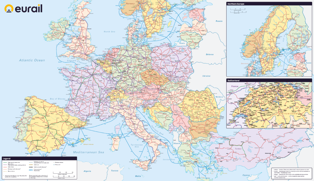 多國火車通行證 使用攻略 2023 | EU Interrail Global Pass 33 國通用