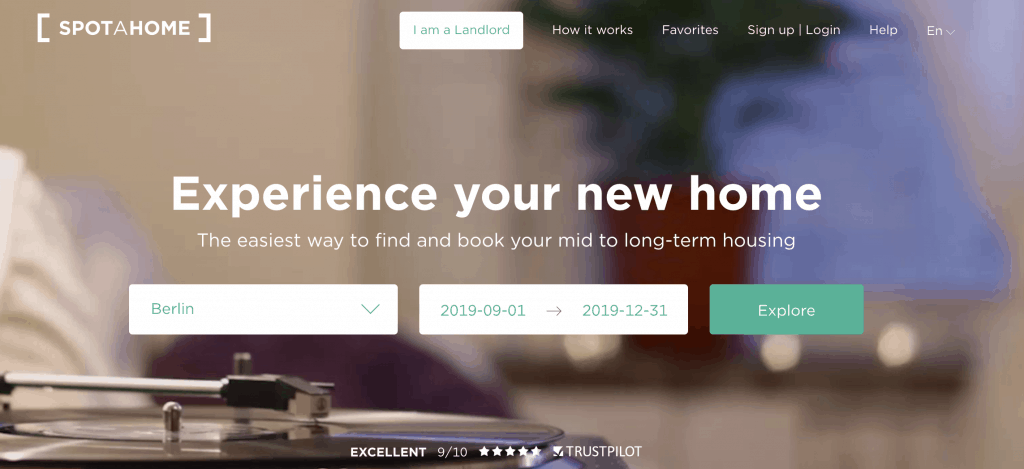歐洲租屋 | 攻略線上平台 Spotahome - 含家具房型 完整租房教學