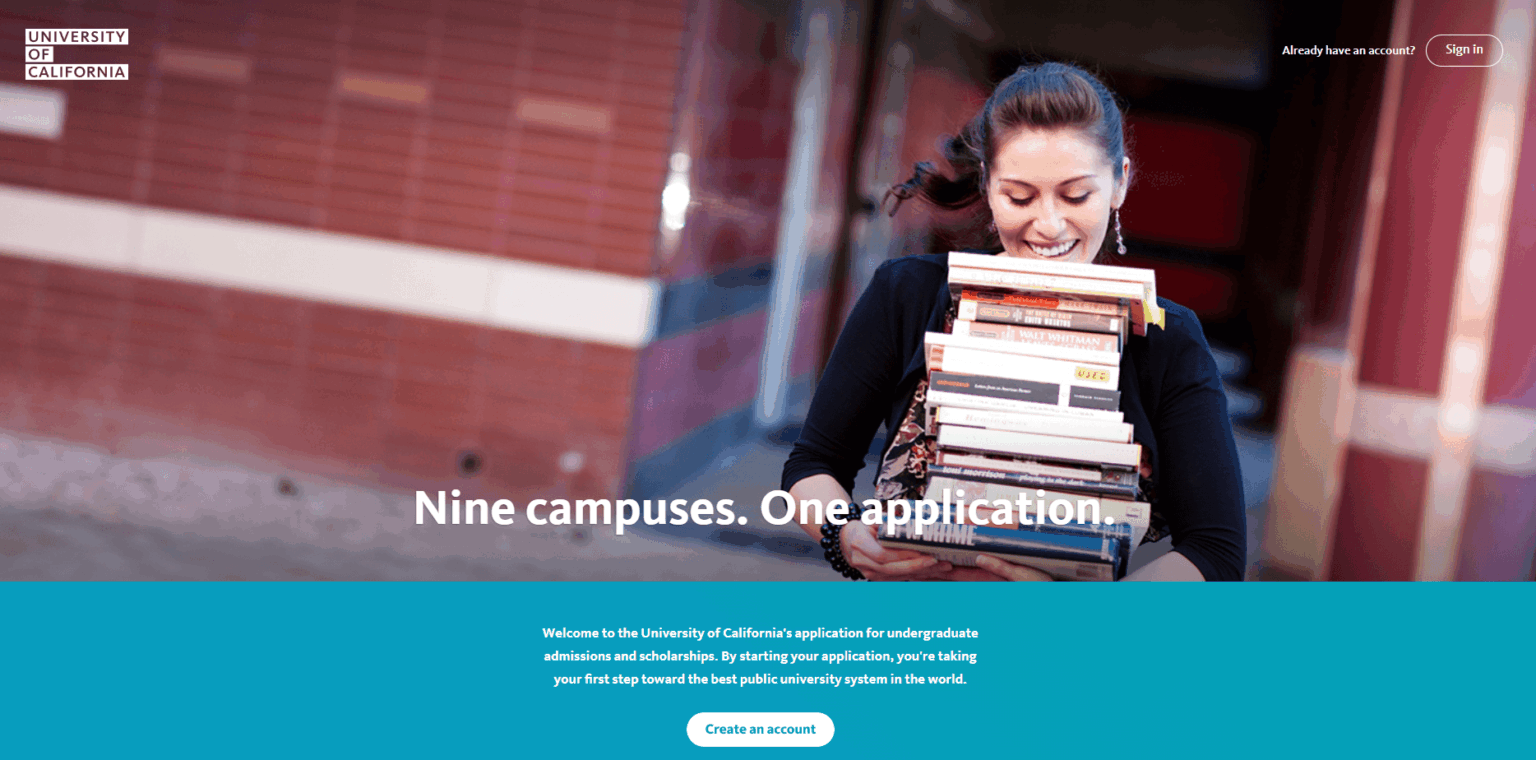 美國大學申請系統 : 加州大學 UC Application 操作指南